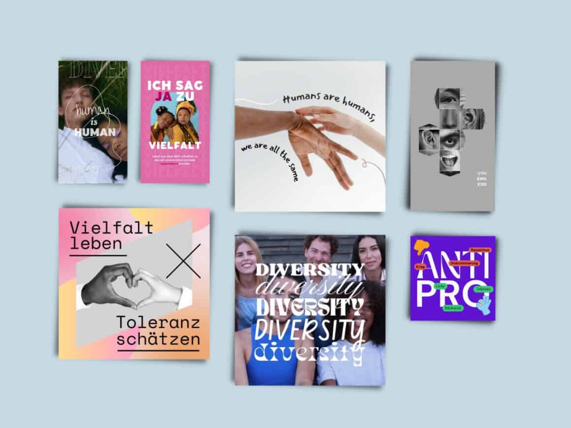 Zeichen setzen - Kostenlose Banner für Vielfalt & Toleranz